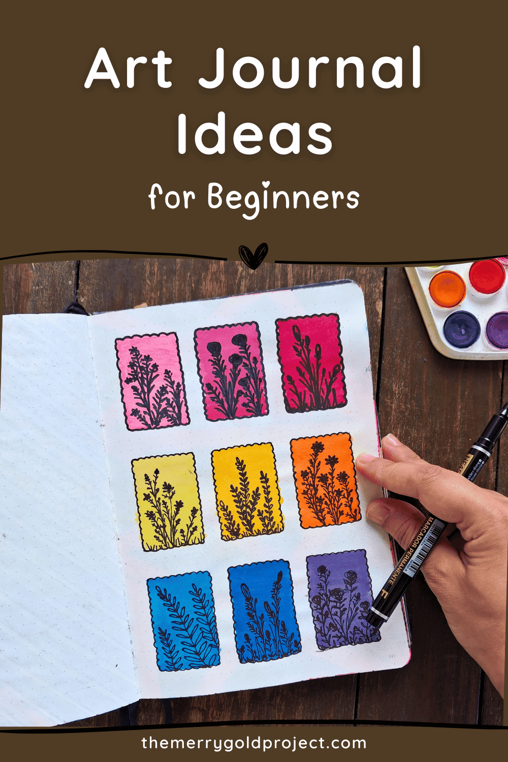 Art Journal Ideas for Beginners: Easy Pages That Will Make You Fall in ...